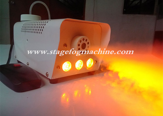 Movie Scene LED Fog Machine  With 3*1w Yellow Led  Wire Control X-025