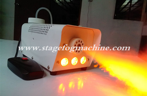 Movie Scene LED Fog Machine  With 3*1w Yellow Led  Wire Control X-025