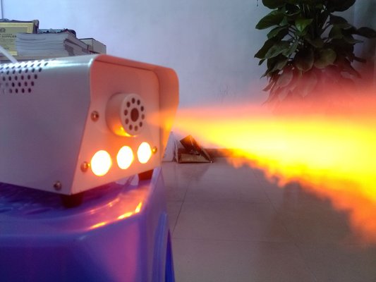 Movie Scene LED Fog Machine  With 3*1w Yellow Led  Wire Control X-025