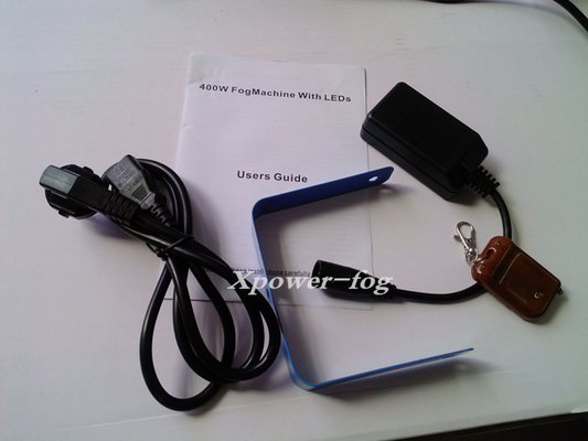 Remote Control 400W Rosco Fog Machine With 3*1W Rgby Led For Family Party