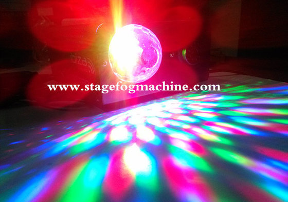 3 * 3 Watt  Crystal Ball  LED Fog Machine Wire Or Remote  Control  For Party  X-02