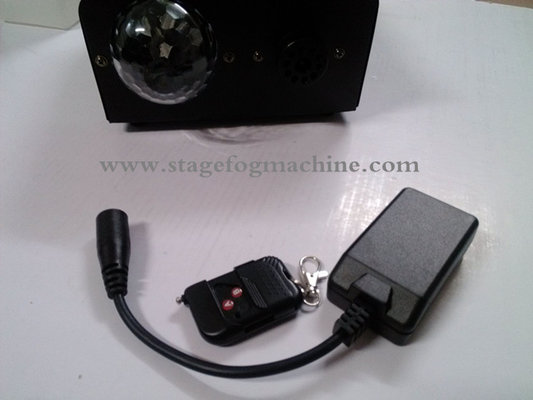 3 * 3 Watt  Crystal Ball  LED Fog Machine Wire Or Remote  Control  For Party  X-02