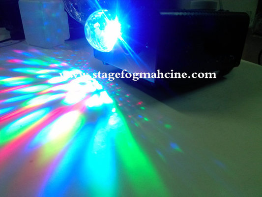 3 * 3 Watt  Crystal Ball  LED Fog Machine Wire Or Remote  Control  For Party  X-02