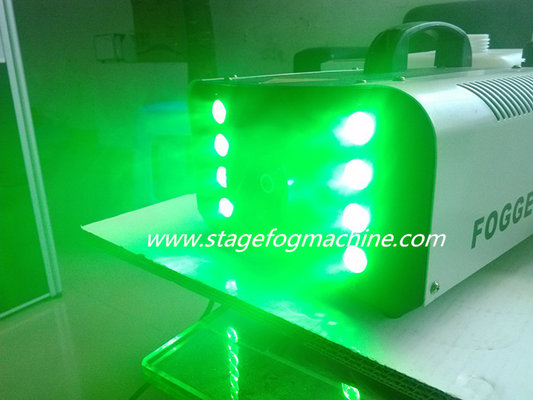 1200W Wire Control  Dj Fog Machine   8 * 3 Watt RGB LED For DJ X-023