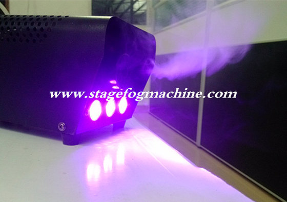 400W LED Fog Machine, Disco Fogger High Output Fog Machine With 3*3w  Purple  Led  X-025