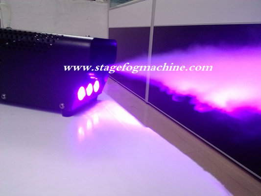 400W LED Fog Machine, Disco Fogger High Output Fog Machine With 3*3w  Purple  Led  X-025