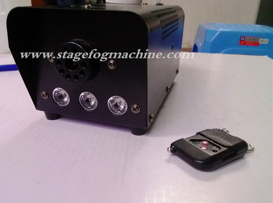 400W LED Fog Machine, Disco Fogger High Output Fog Machine With 3*3w  Purple  Led  X-025