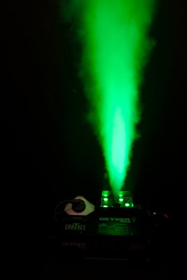 1500 Watt DMX 512 Up Stage Fog Machine with LED light 8pcs 3W LEDs