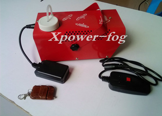 Red 400w  DJ Fog Machine , Wireless Fog Machine Wire  Remote Control