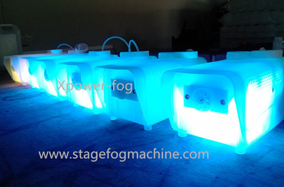 Remote Control Mini 3 In 1 RGB Floor Fog Machine For Stage Effect