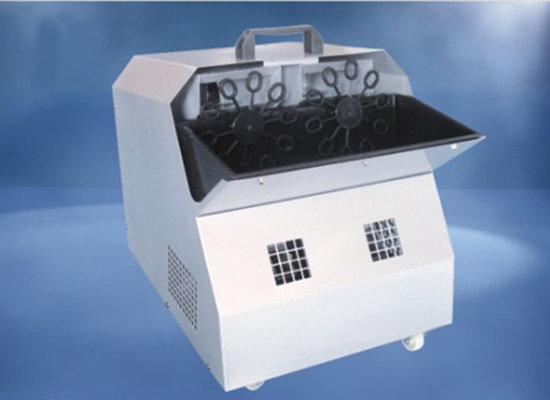 Black Double Wheel Big 100w  Fog Machine ,  Bubble Making Machine For Live Stage  X-021L