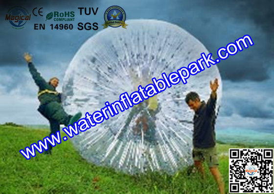 Sport  Body Zorbing Bubble Ball For Playing , Inflatable Grass Zorb Ball