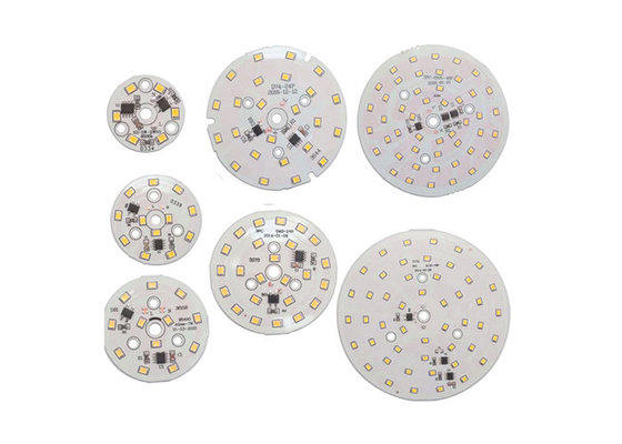 Round Shape LED PCBA Circuit Board 3W - 18W , Customized Aluminium PCB For LED