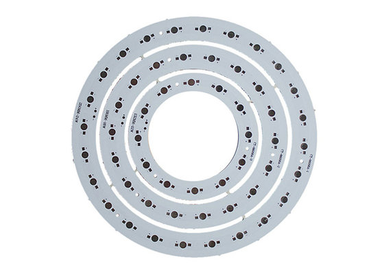 Vehicle Light Round Custom LED PCB Board , Aluminum Printed Circuit Board Assembly