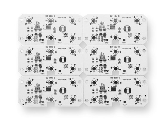 White Metal Clad PCB , Aluminum Led Metal Core PCB For LED Lighting