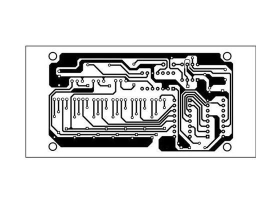 Seven Colour RGB Lighting LED PCB Layout Design With DC 5V Power Supply