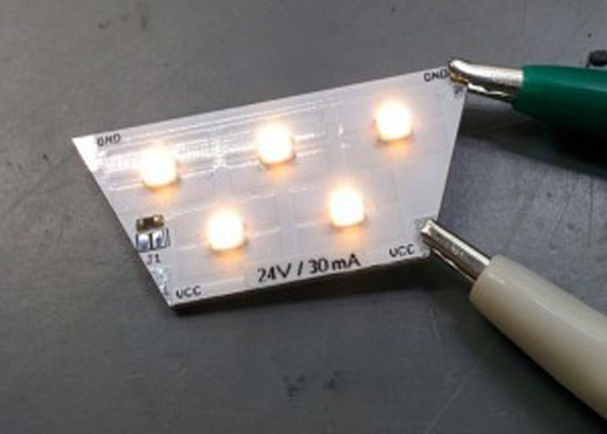 Hexagonal LED Light Simple Pcb Layout , Pcb Design And Layout For Table Camera Lighting