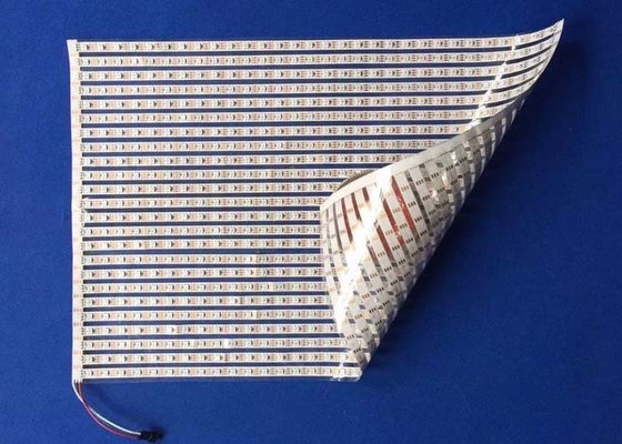 WS2813 Addressable Flexible LED PCBA 60 * 40 Pixel Panel RGB Full Color
