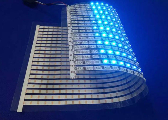 WS2813 Addressable Flexible LED PCBA 60 * 40 Pixel Panel RGB Full Color