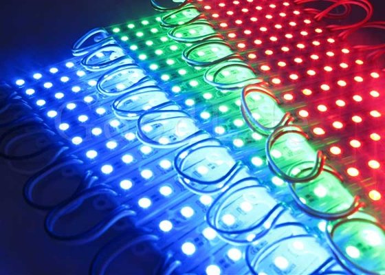 RGB SMD 5050 LED Module 6 LEDs LED Chain Module For Advertisement Backlighting