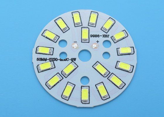 Round Pcb Printed Circuit Board Assembly SMD5730 31mm~100mm Diameter UL RoHS Standard