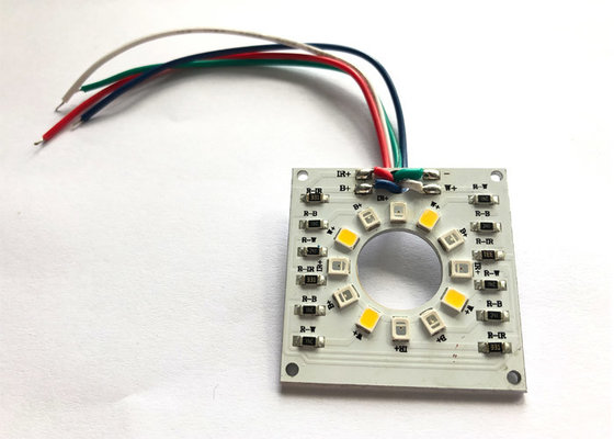 Triple Color Medical Camera Custom LED PCB Board 5V 120mA With IR 850nm Blue 470nm