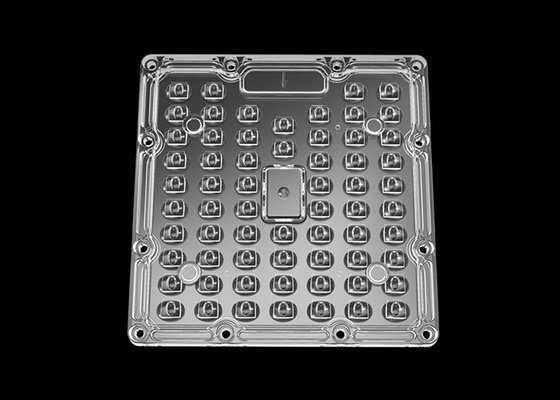 80*150 Degree Plastic Led Lens , Durable Square Led Lens For Flood Light