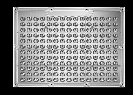 90° Beam Angle LED Street Light Lens PC Material 180 In 1 High Optical Efficiency