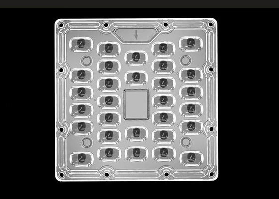 High Power LED Street Light Lens PC Material 90° Beam Output Angle 3030 LED