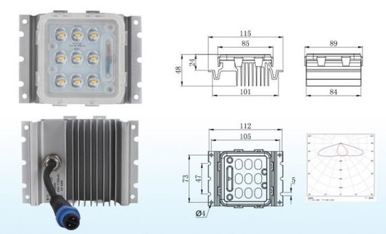 20W 30W IP68 LED Street Light Module with 100-150lm/W High Lumen