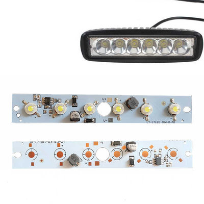Custom Vehicle LED PCB Board 18W Driver Integrated DC12-80V For LED Work Lights Parts