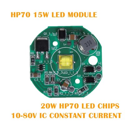 XHP70 7070 Light PCB Module 6000k 15W High Power 12V For Car Motor Spot Lamp