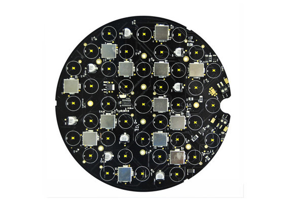 Vehicle Light Round Custom LED PCB Board , Aluminum Printed Circuit Board Assembly