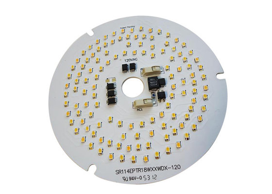 Vehicle Light Round Custom LED PCB Board , Aluminum Printed Circuit Board Assembly