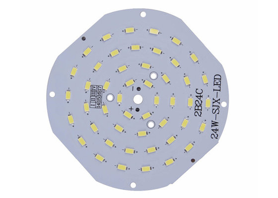 220V / 110V AC LED Lighting PCB Board PCBA White Color With SMD LED / IC Chip
