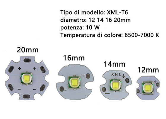 T6 U2 10W LED Aluminum Circuit Board LED Emitter For DIY Flash Light LED Headlamp