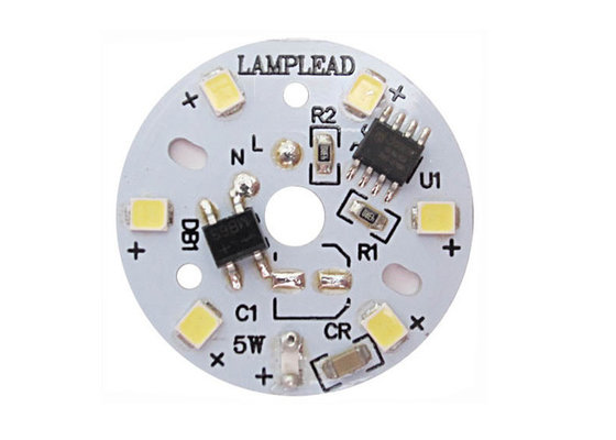 AC 220V Dimmable Aluminium PCB Board For LED SMD 2835 Driverless Aluminum Panel
