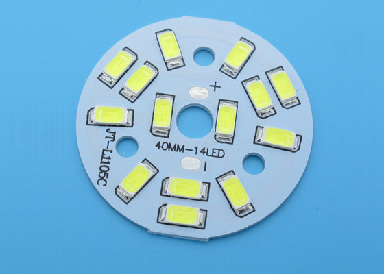 Round Pcb Printed Circuit Board Assembly SMD5730 31mm~100mm Diameter UL RoHS Standard