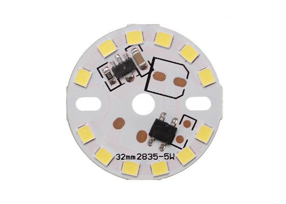Dimmable 5W 32mm SMD 2835 Aluminum LED PCB Panel Lamp Bead Chip AC220V Warm White