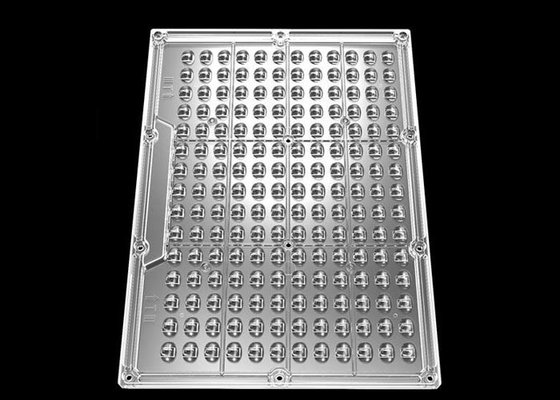 90° Beam Angle LED Street Light Lens PC Material 180 In 1 High Optical Efficiency