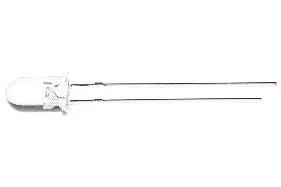 Clear Violet Led Through Hole Mount 460nm 30 Degree Viewing Angle 26-28mm Legs Length