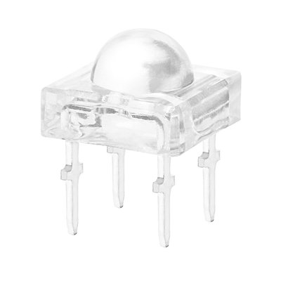 Pure White High Flux Through Hole LED Clear Lens 6000K 90 Degree Viewing Angle Epistar Chip