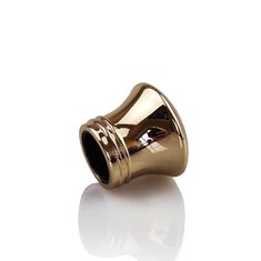 China Custom Perfume Cap Shiny Gold Electroplating Fully Mirror-Polished Surfaces supplier