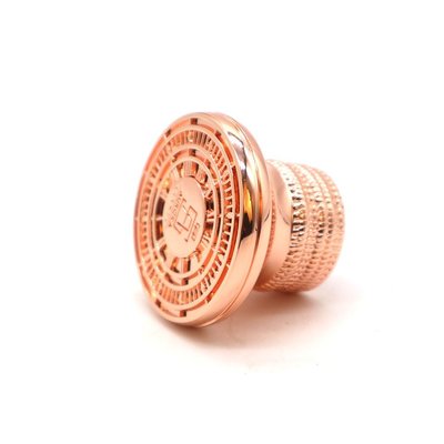 Custom Perfume Cap Luxury Gold Plated Free Design Custom Logo supplier