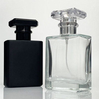 50ml 60ml 30ml 100ml Empty Refillable Custom Luxury Spray Perfume Glass Bottle