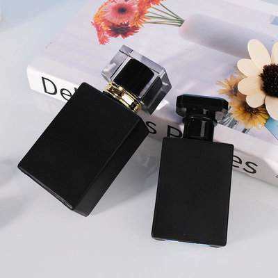 Square Round Sprayer Empty Oil Glass Perfume Bottles Packaging
