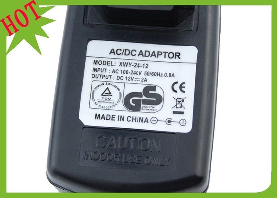 Black Wall Mount Adaptor Low Power For Laptop , LED Light