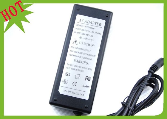 Constant Voltage 24 V Power Adapter 2A 48W With Desktop Type