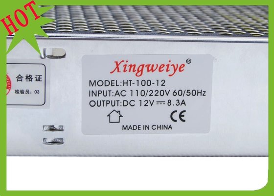 Electronic White Led Switching Power Supply 12v 8.3a Output High Efficiency