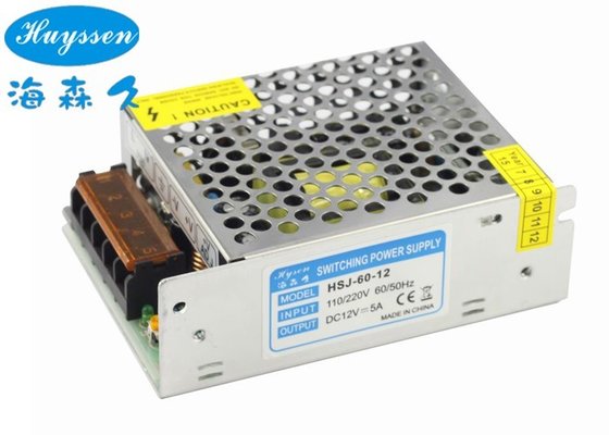 60W 12V AC/DC Power Supply Energy Saving For LED Lighting